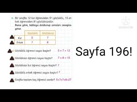 MATEMATİK ATÖLYEM 6. SINIF 195-198 CEVAPLARI!