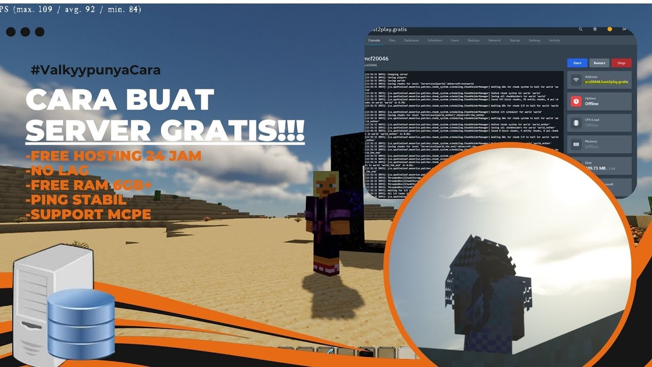 Cara Bikin Server Di Minecraft 1.21 GRATIS ANTI LAG 24 JAM! - YouTube