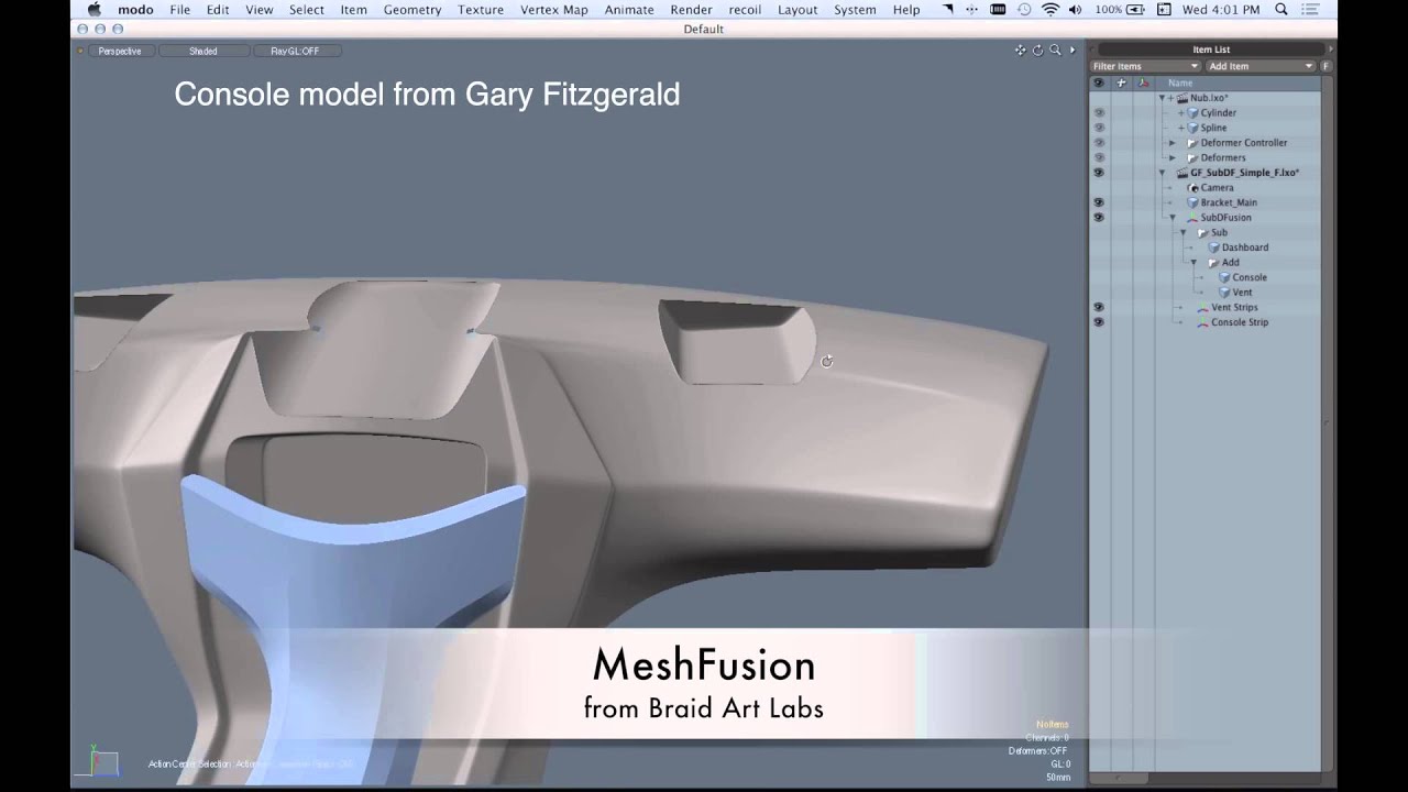 Review: MODO 701 - Sneak Peek SDSFusion console - YouTube