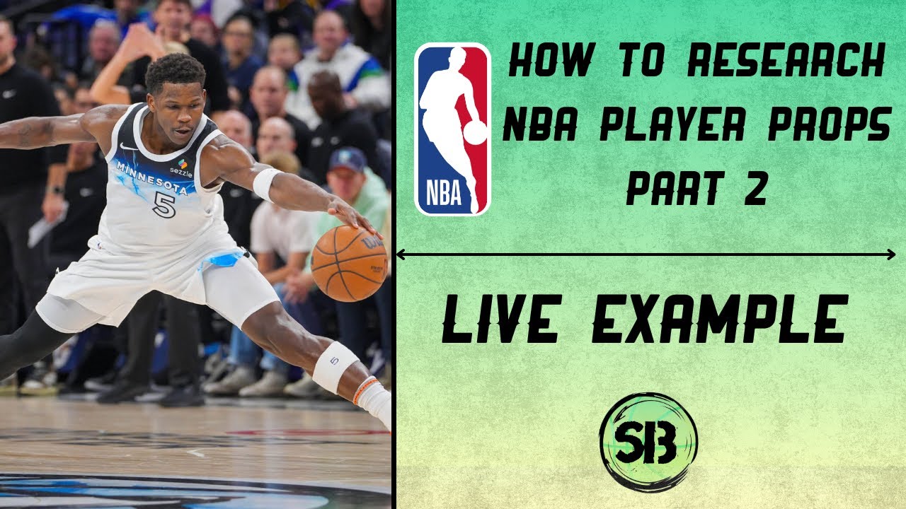 How to Research NBA Player Props Like a Pro | LIVE Example Part 2 - YouTube