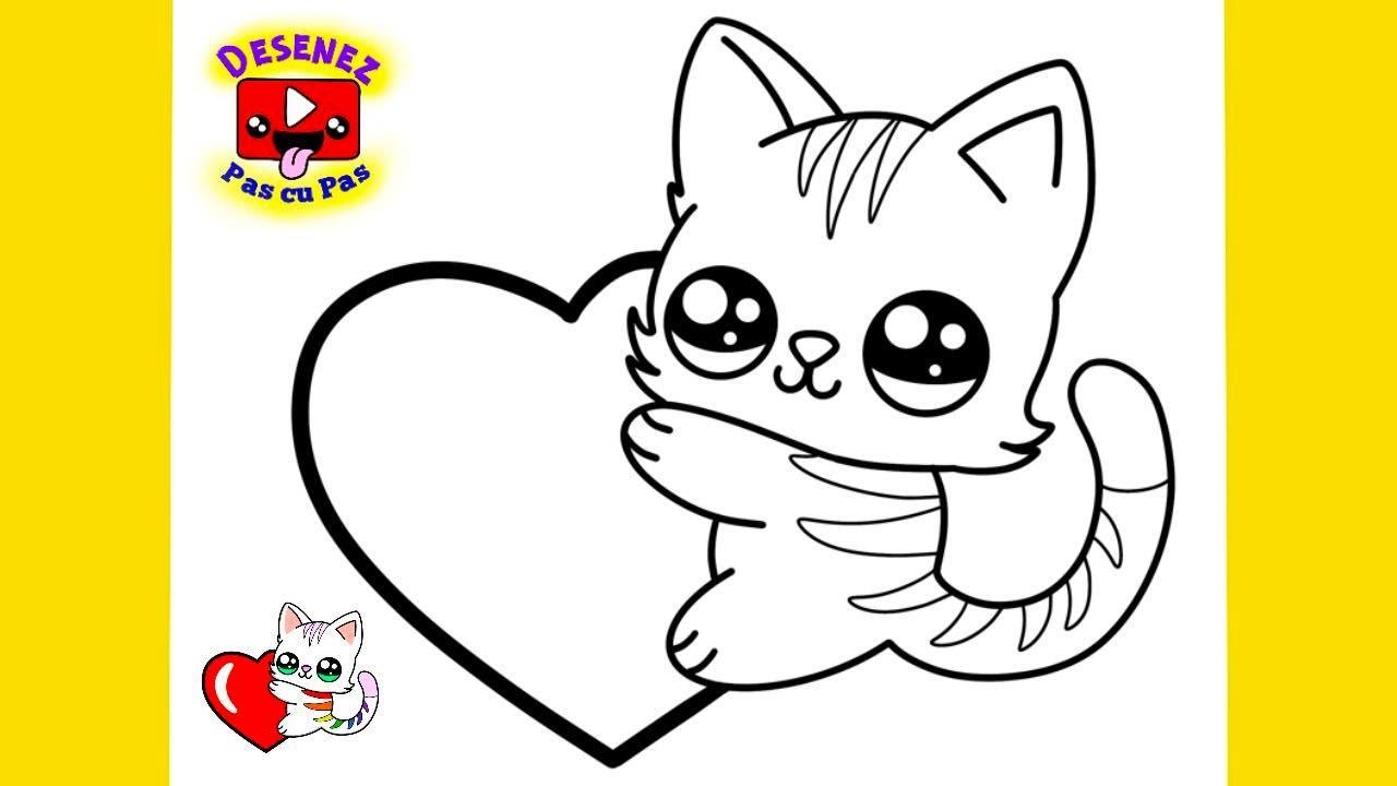 Cum se Deseneaza o PISICA Curcubeu Usor de Deseant 😻🌈 HOW TO DRAW CUTE ...