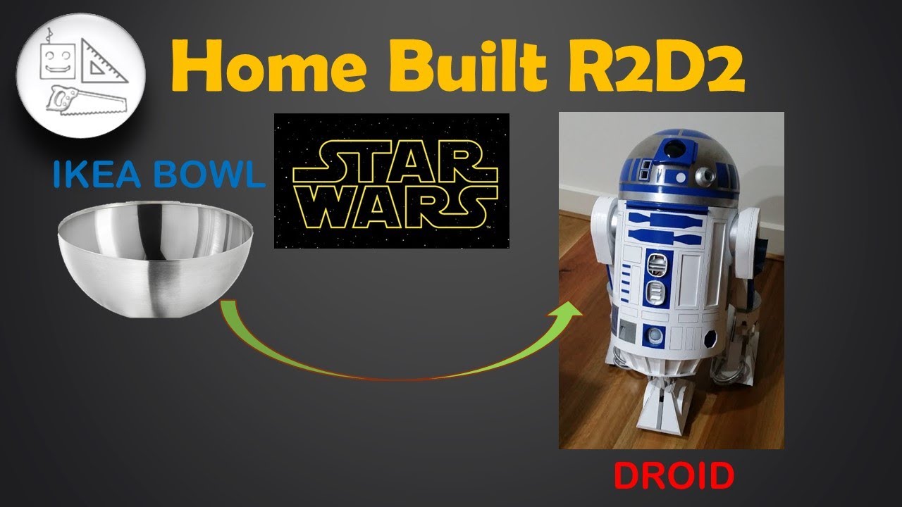 Home Made R2D2 - YouTube