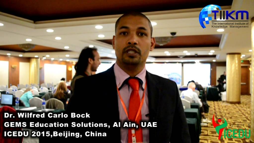 Dr Wilfred Carlo Bock @ ICEDU 2015 - YouTube
