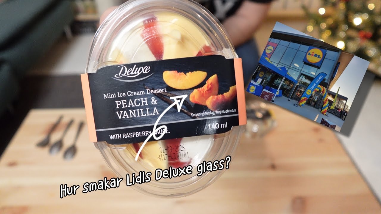 Lidls Deluxe glass på bägare - Brutalt goda smaker - YouTube