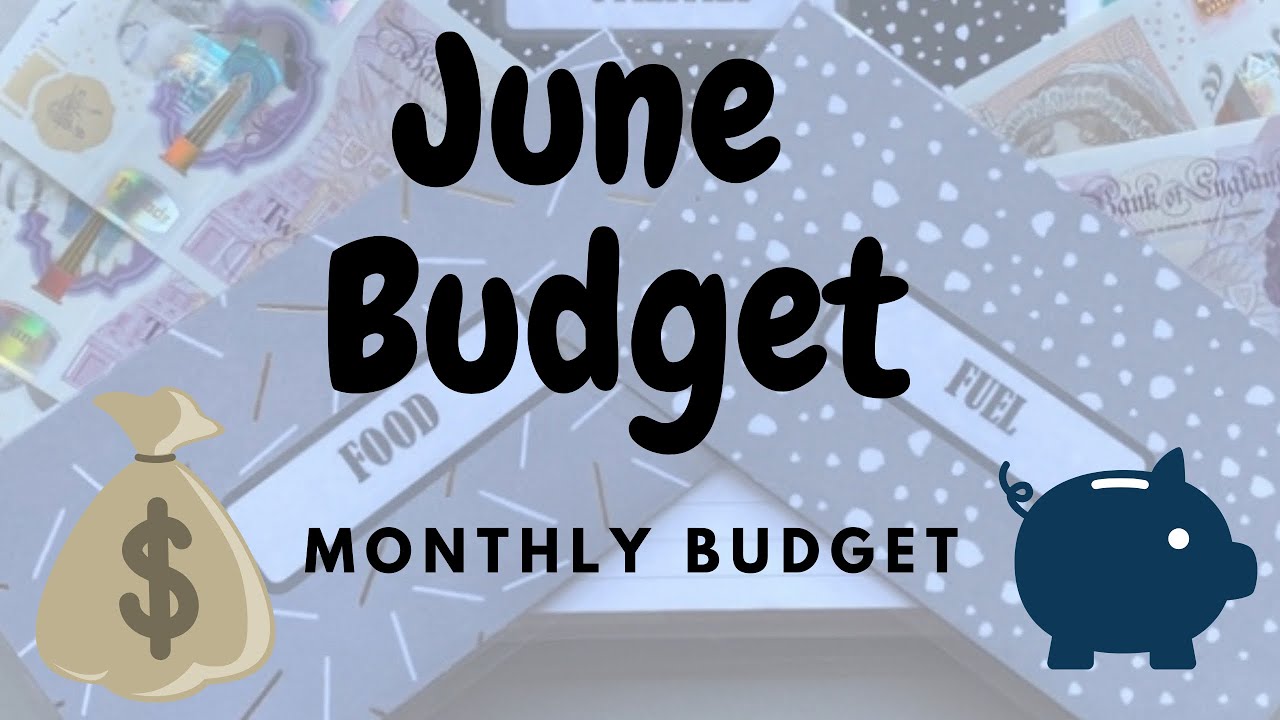 June Budget | CASH Envelope Stuffing | Budget PLANNER Layout | Come ...