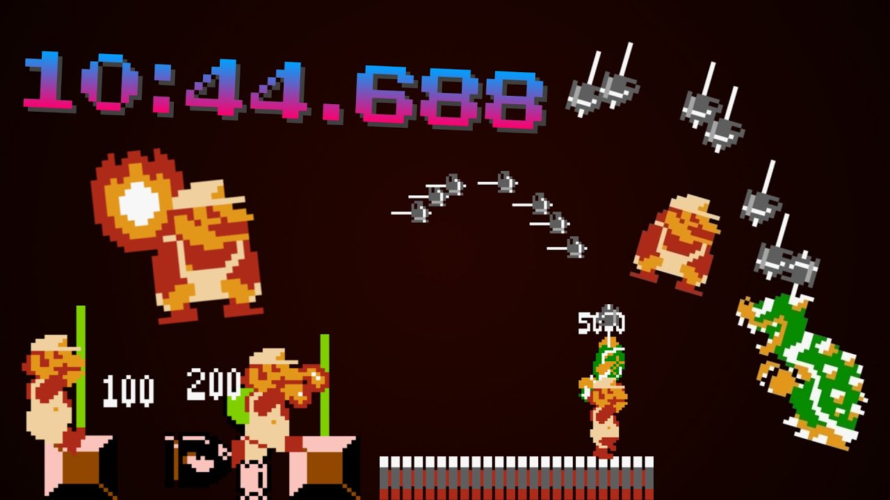 Super Mario Bros. 1 Warp in 10:44.688 *WR* - YouTube