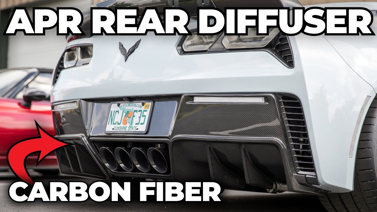 C7 Corvette Gets A Carbon Fiber APR Rear Diffuser! - YouTube