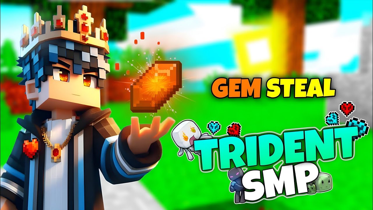 How To Join My New Gem Steal Smp | Java / Mcpe / New Plugin Gem steal ...