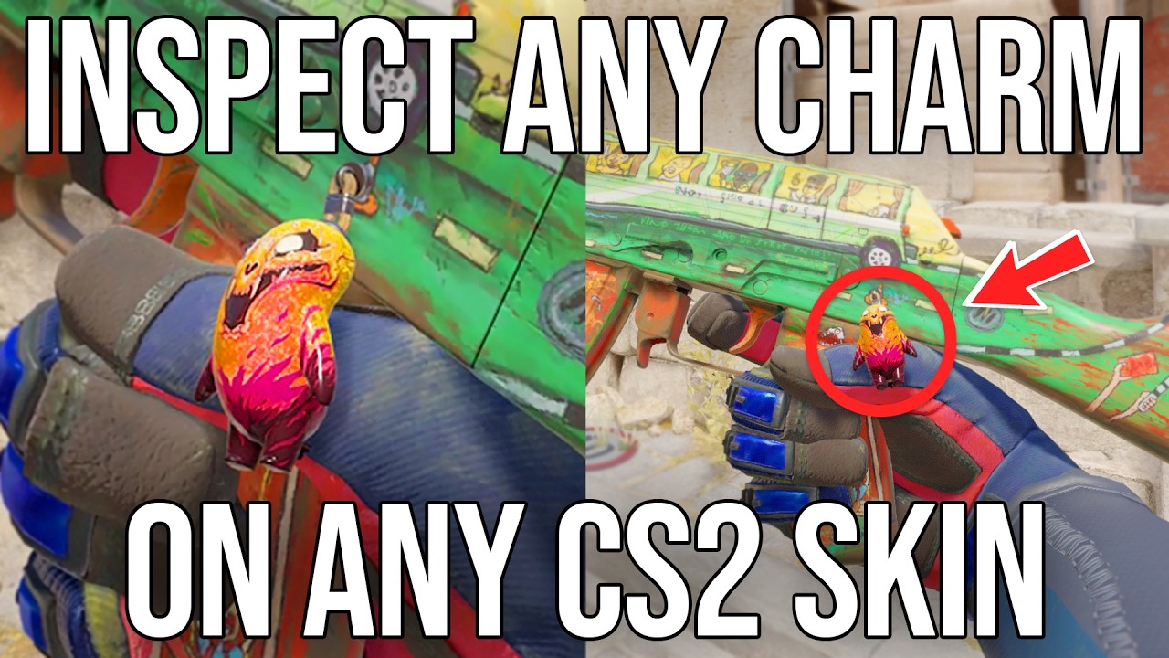 INSPECT ANY CS2 CHARM ON ANY SKIN!! - YouTube