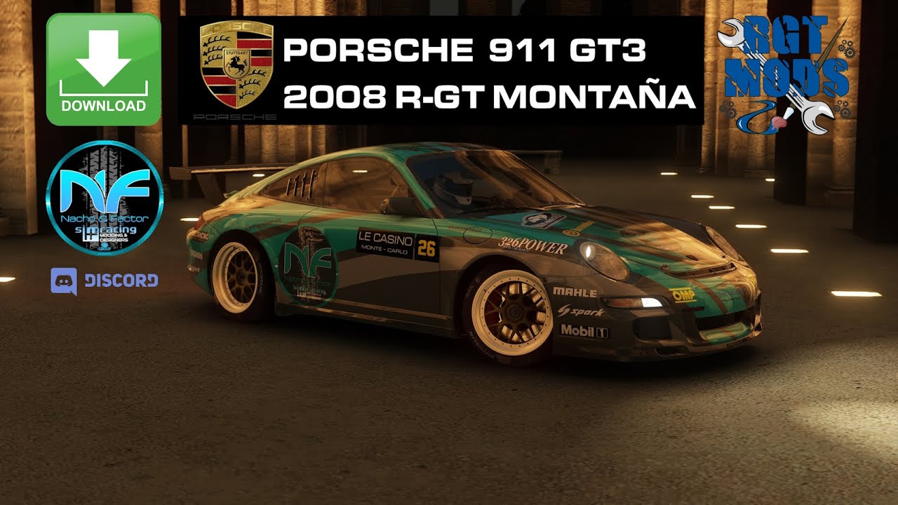 PORSCHE 911 GT3 2008 R-GT MONTAÑA BY RGT MODS - N&F MODDING GROUP ...