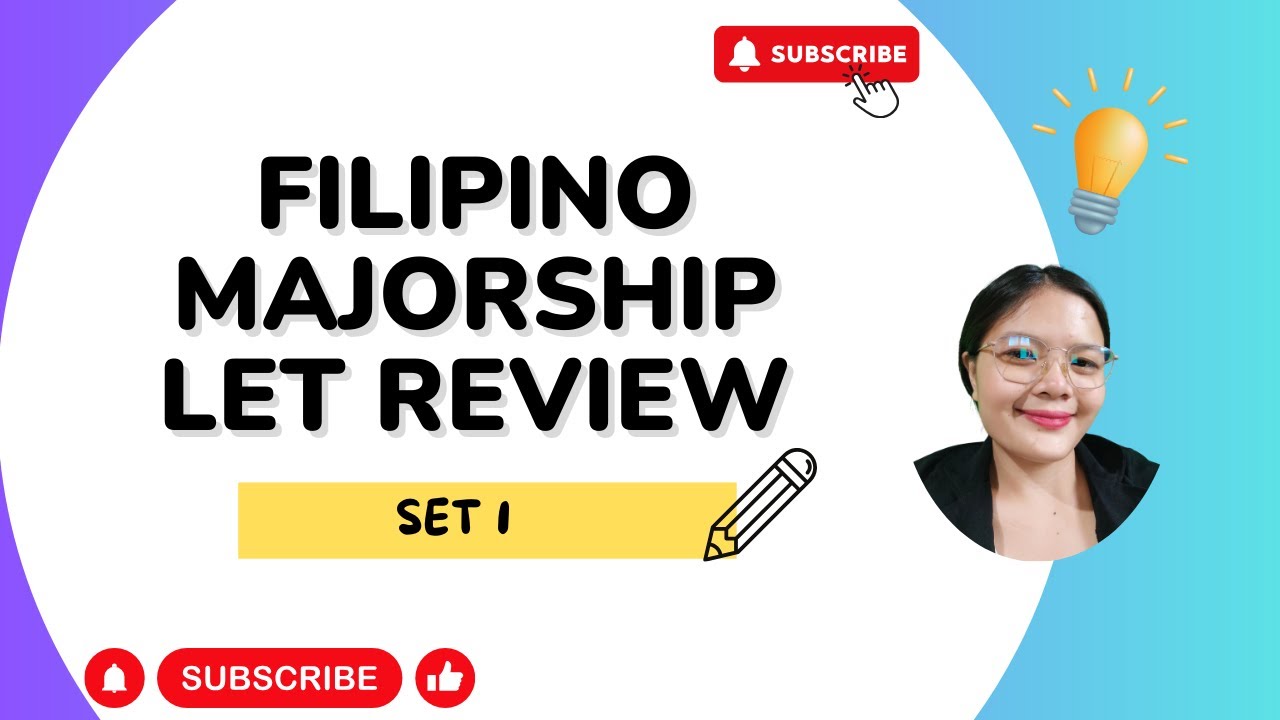 FILIPINO MAJORSHIP LET REVIEW (SET 1)|Teacher Dang - YouTube
