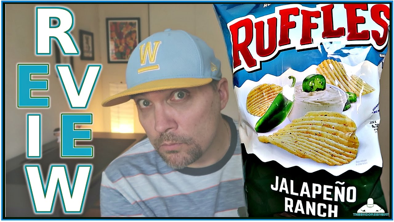 RUFFLES® | JALAPENO RANCH REVIEW | POTATO CHIP DAY! - YouTube