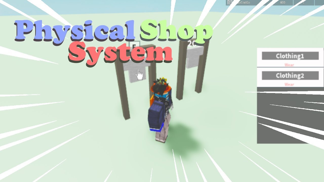 Physical Shop System | Roblox - YouTube