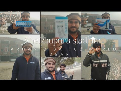 Sheikhupura Stadium | Sign language | Farhan & Saiful world deaf - YouTube