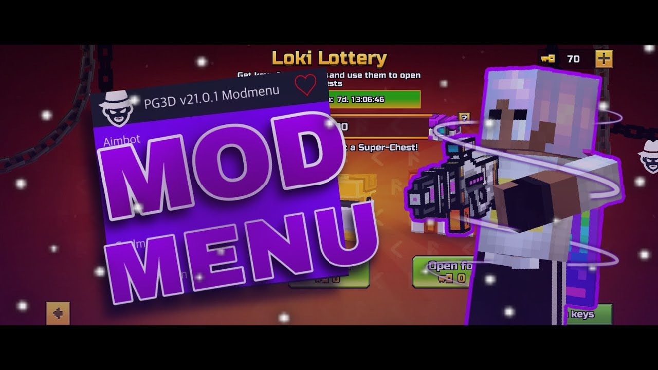 GETTING NEW LOKI SET WITH NEW PG3D MOD MENU | FOR IOS ONLY | Aimbot + Mass Kill + More! | PAID ...