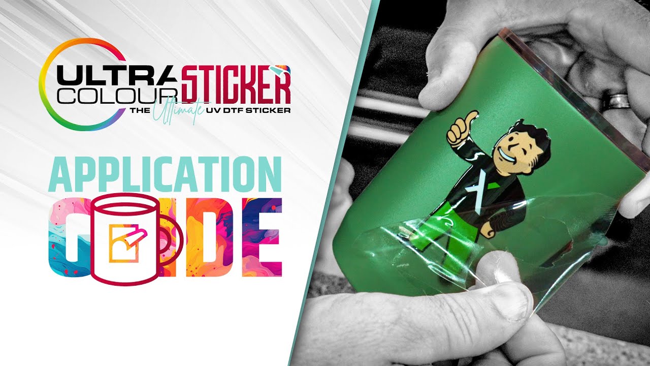 How to Apply UltraColour Sticker – The Ultimate UV DTF Sticker for Hard ...