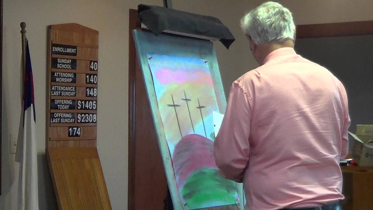 Pastor Jerry Smith Chalk Drawing - YouTube