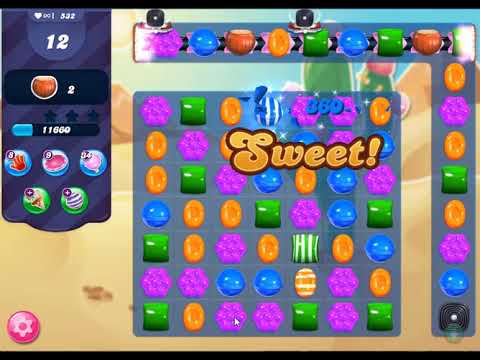 Candy Crush Saga Level 532 - VT Candy Saga - YouTube