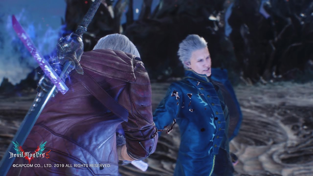 DMC5 - Vergil Fight DMC3 Style - YouTube