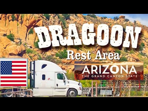 Dragoon Rest Area in Arizona USA. Great place in middle of the Desert ...