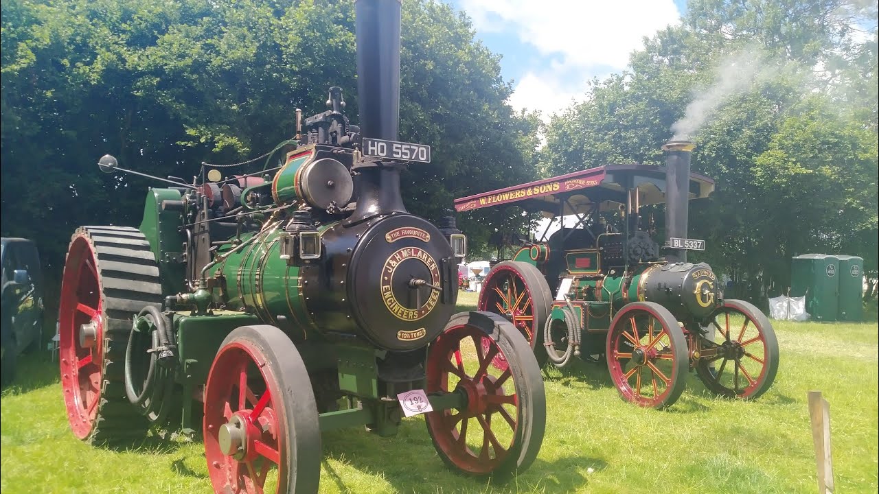 Steam engines at Dene steam rally. - YouTube