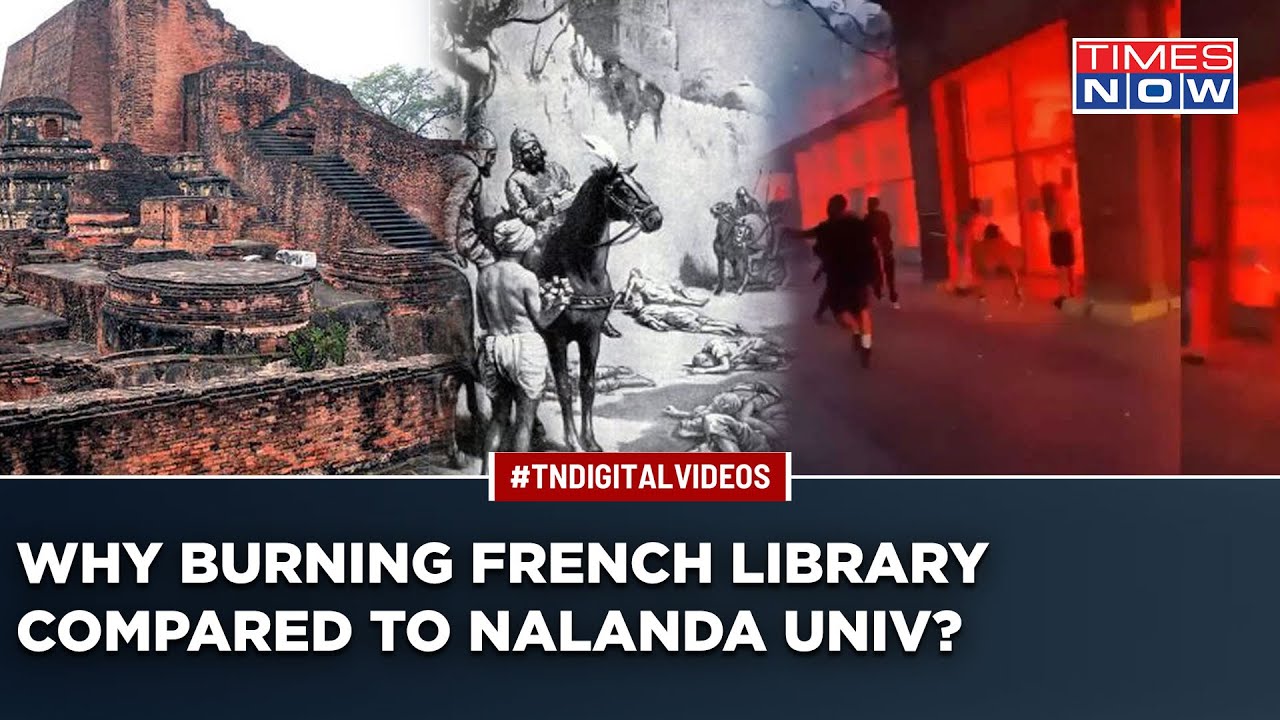 Nalanda University Library Burnt