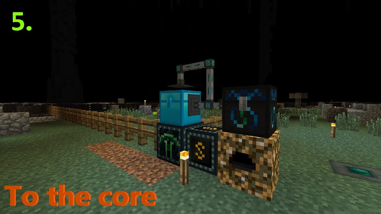 Minecraft journey to the core Ep:5 (Ender quarry) - YouTube