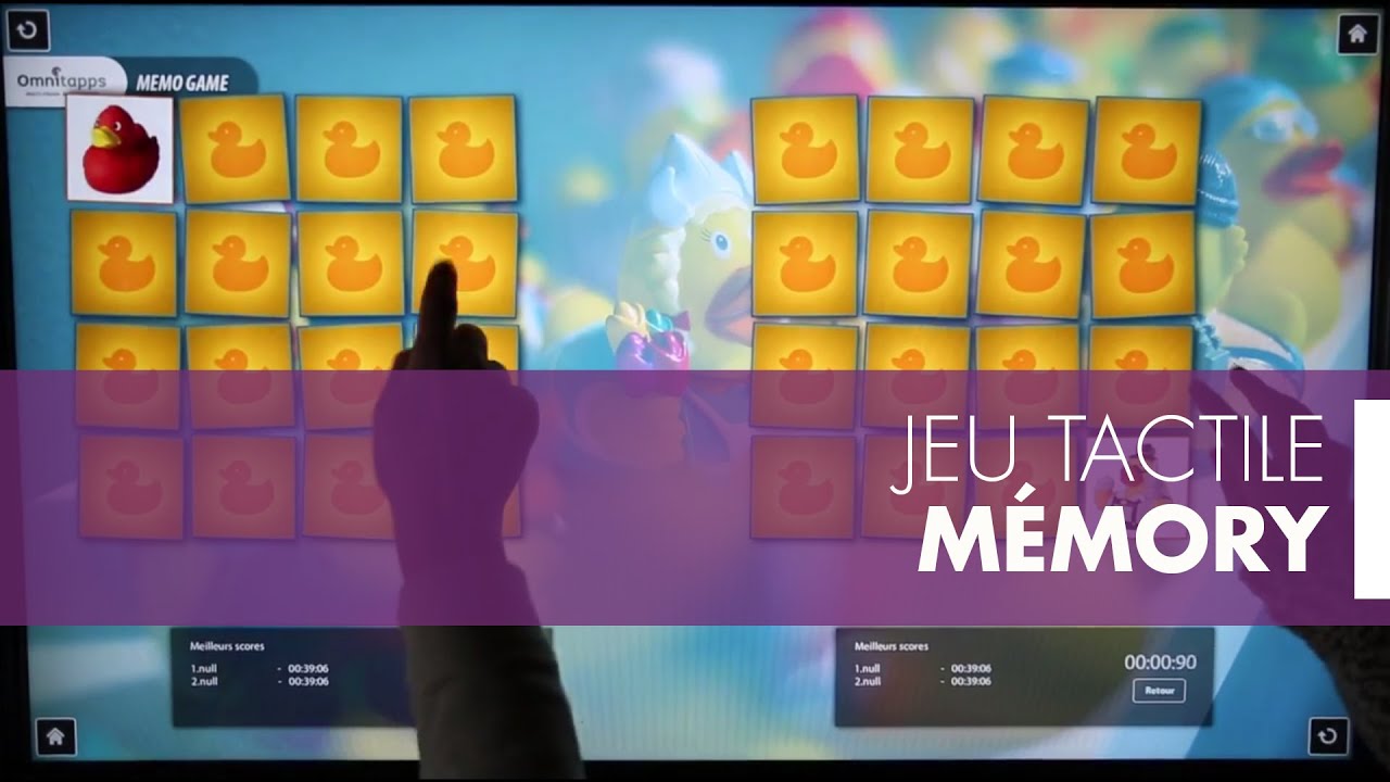 Application multitouch - Memory - YouTube