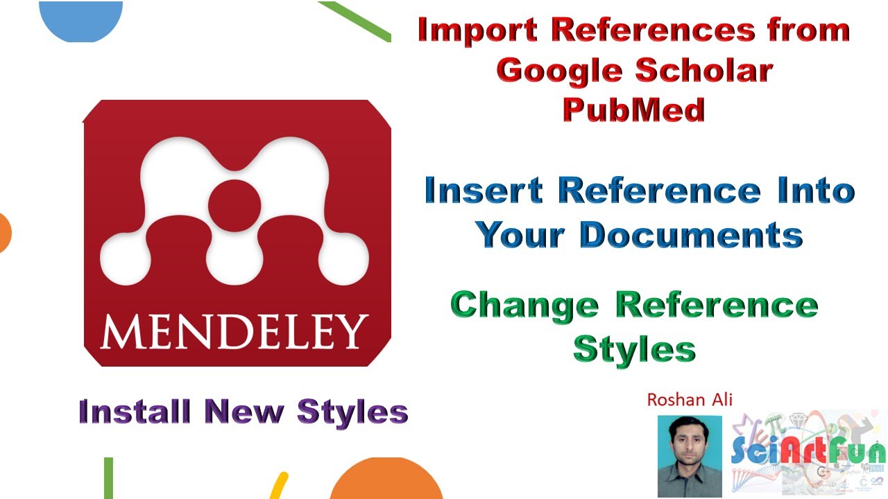 Mendeley Import Insert References Change And Install Styles Part Mendeley Import Insert References Change And Install Styles Part
