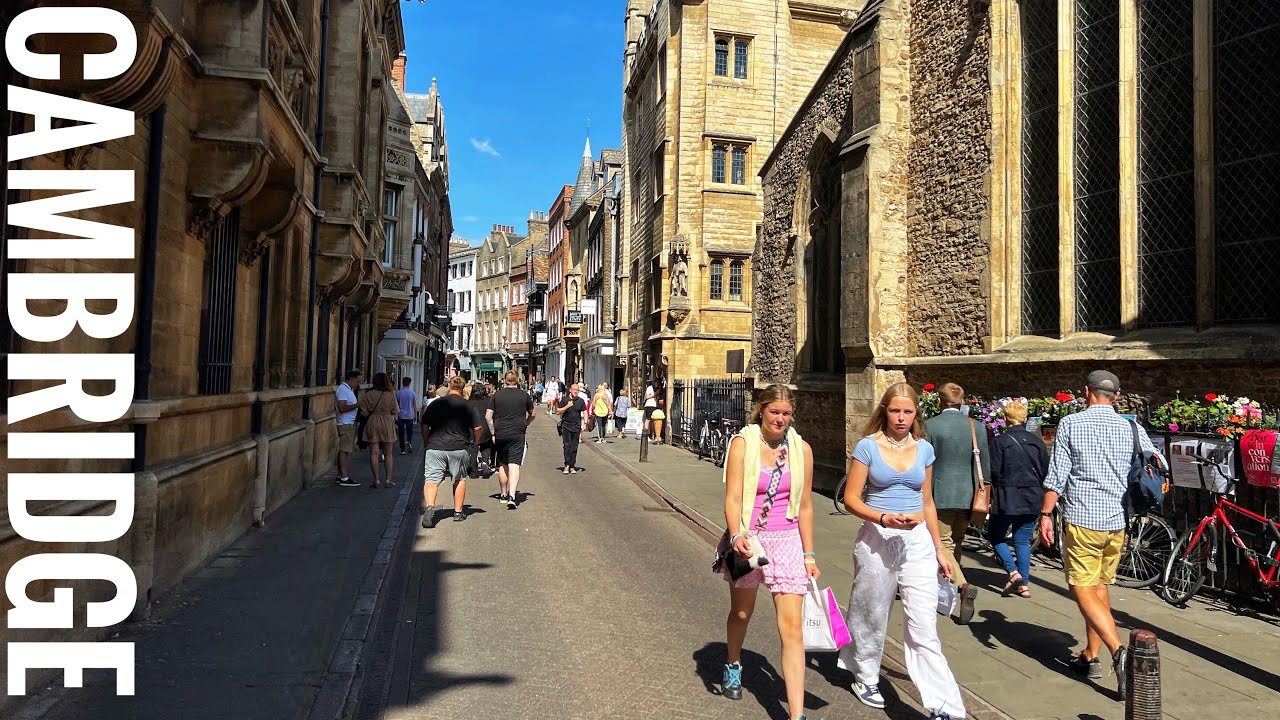Cambridge City Centre Live Camera - 22 August 2022 - YouTube
