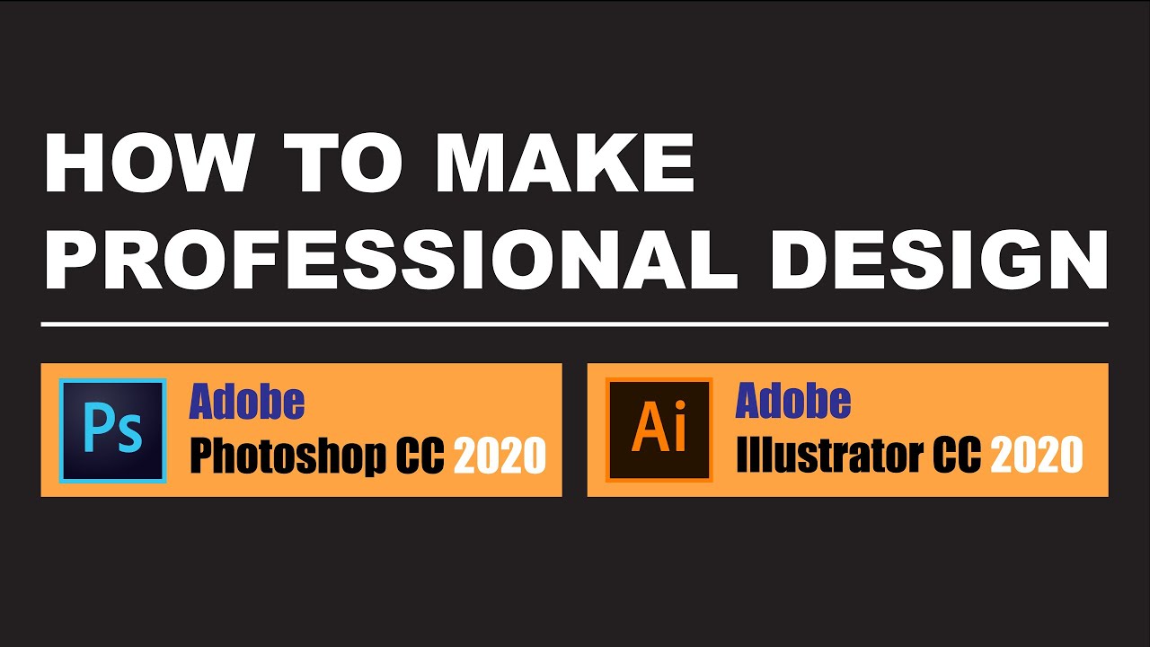 How To Make Professional Design | Adobe Illustrator CC Tutorial | Adobe ...