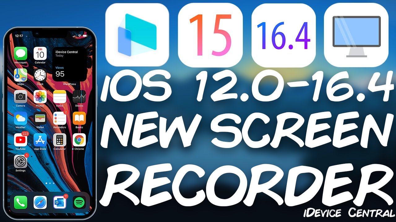 iOS 12.0 - 16.4: How To RECORD iPhone / iPad Screen To Computer For ...