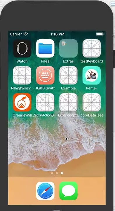 Ios Swift Horizontal List Scroll Using Collection View Youtube