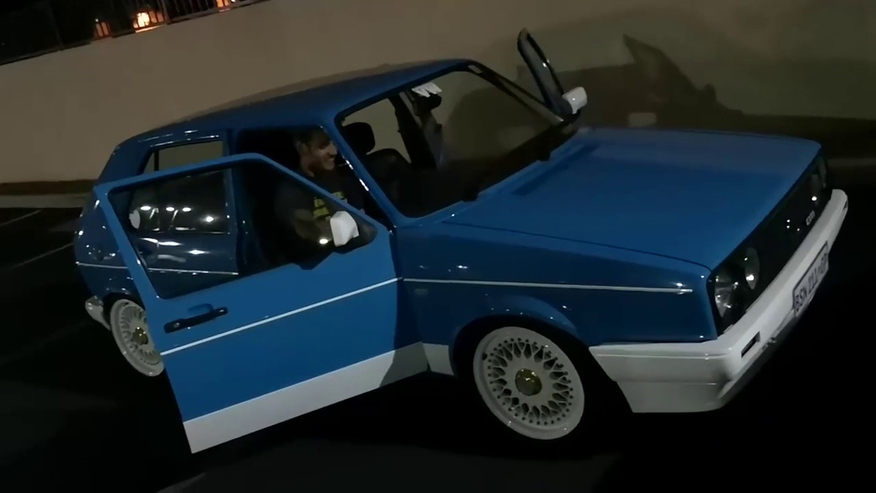 Vic Pardal with Jamie Orr -VW Citi Golf 3.6 VR6 Engine Swop in Las ...