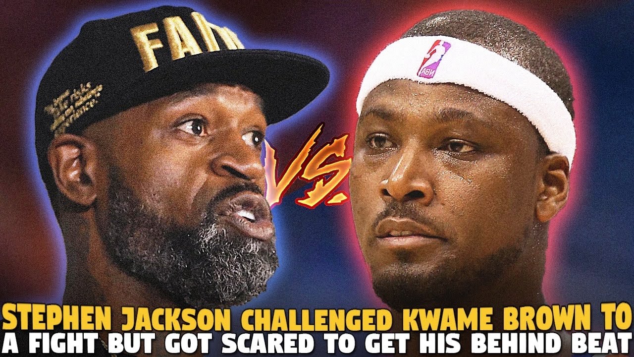 Stephen Jackson Challenged Kwame Brown To a Fight But Got Scared To Get ...