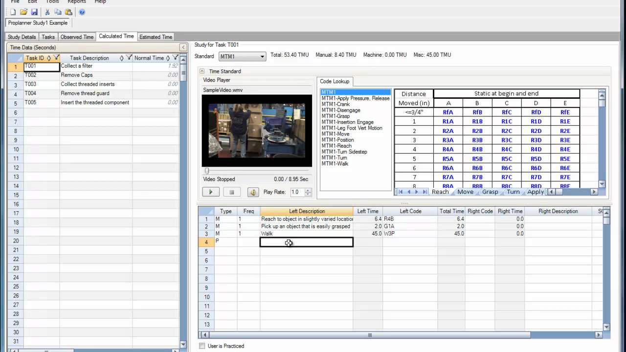 Proplanner ProTime Estimation - Specifying Process Type - YouTube