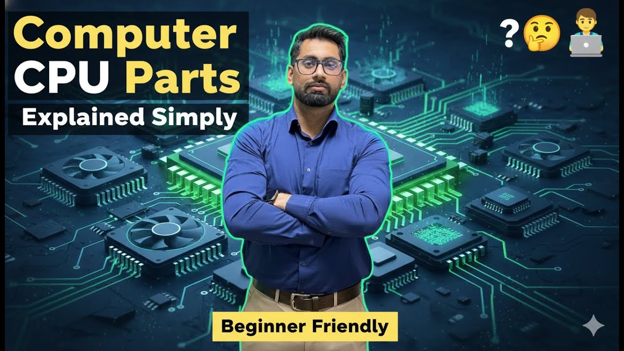 Computer CPU Parts Explained Simply 🤔👨‍💻 | Beginner Friendly - YouTube