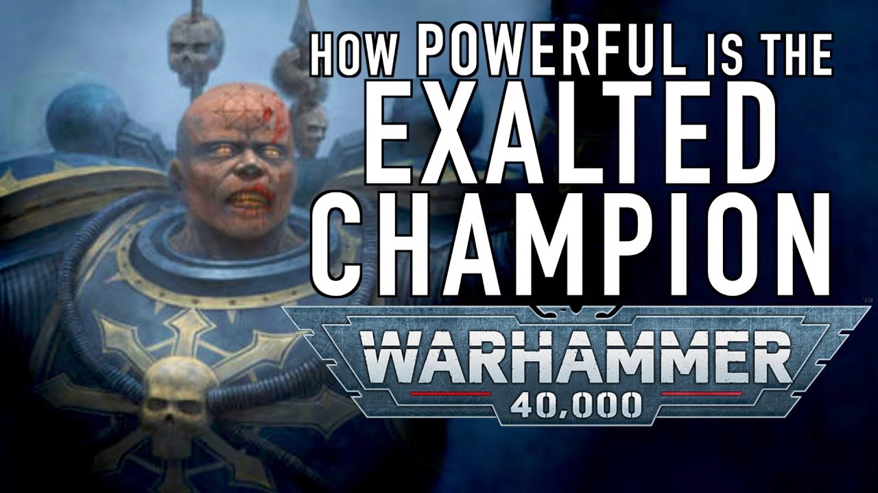 40 Facts and Lore on the Exalted Champions of Chaos Space marines in ...