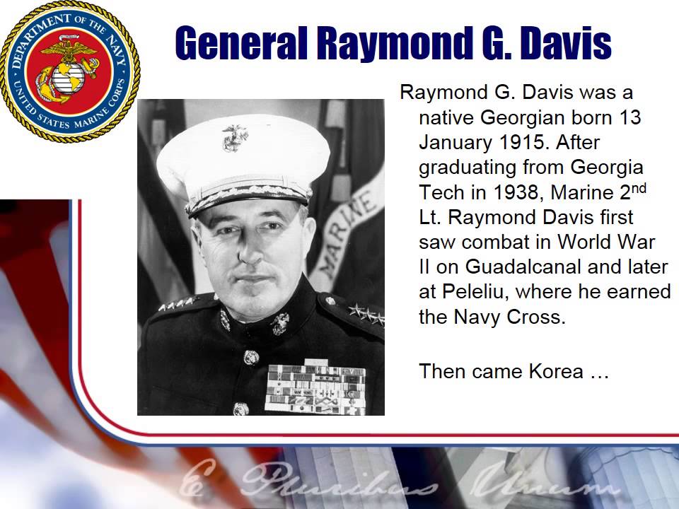 General Raymond G Davis - YouTube