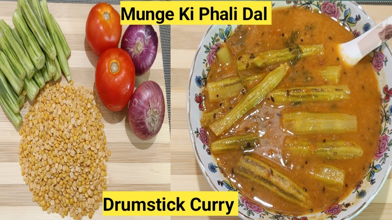 Drumstick curry | Munge Ki Phali Dal Recipe | Healthy tasty drumstick ...