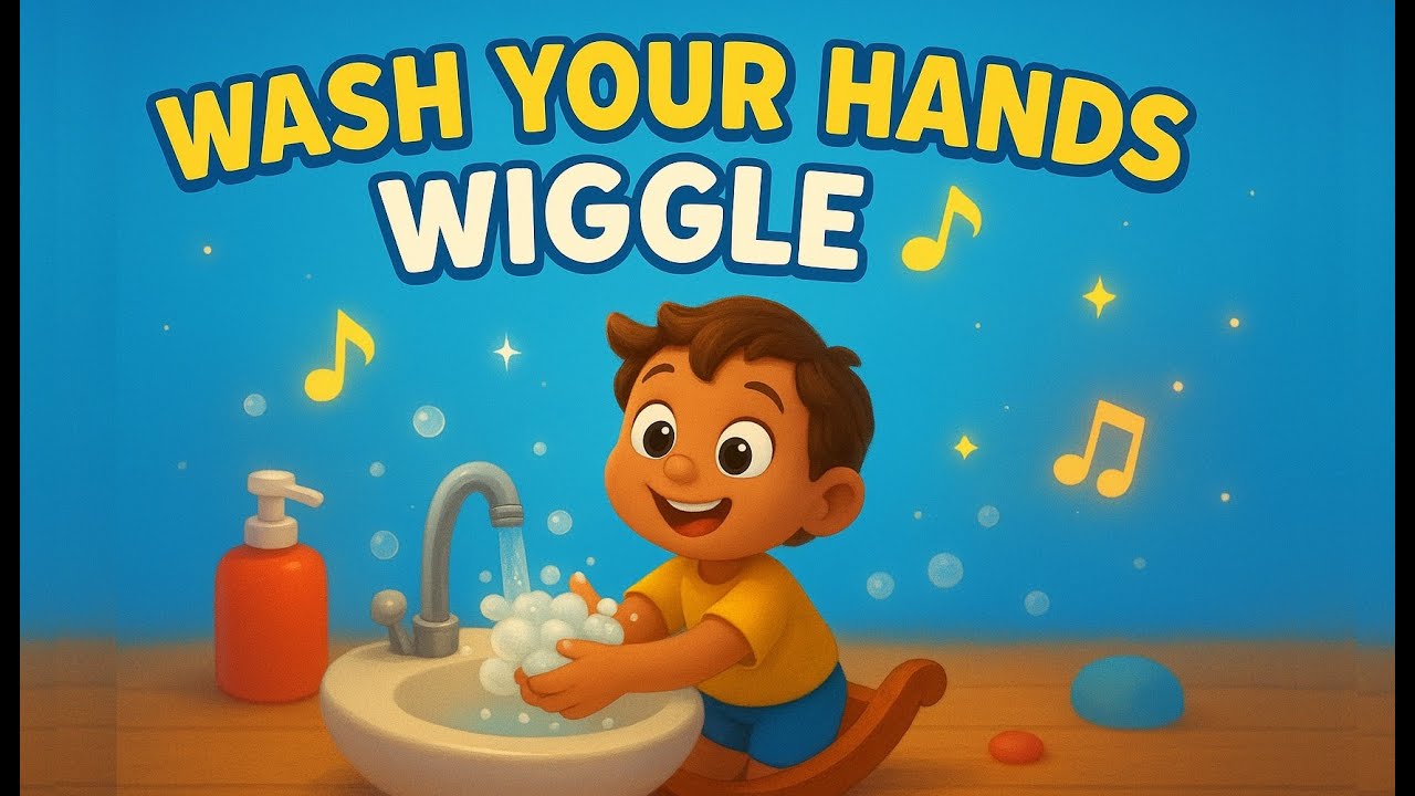 Wash Your Hands Wiggle 🧼🎶 Kids Song About Clea - YouTube