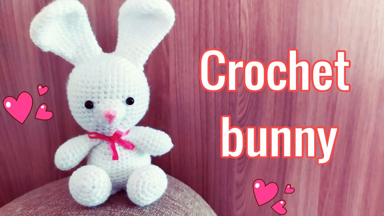 How to crochet bunny/rabbit Easy tutorial - part 2 - YouTube