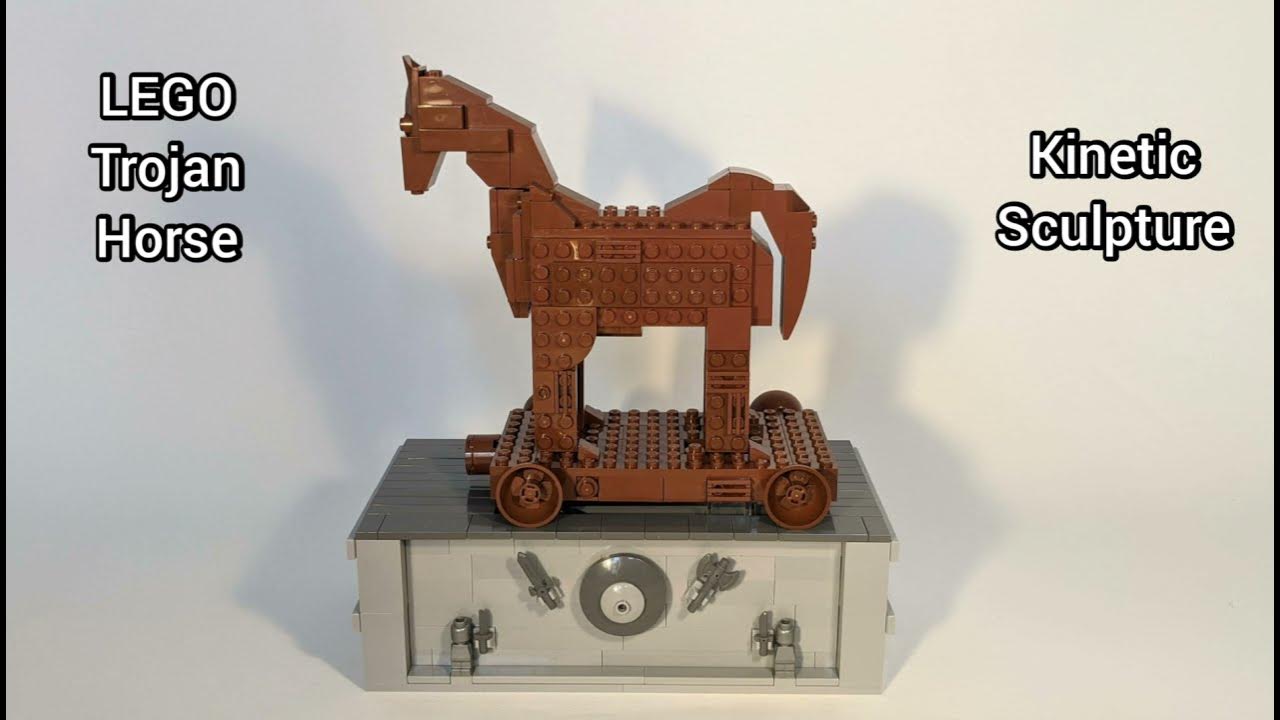 LEGO Trojan Horse Kinetic Sculpture - YouTube