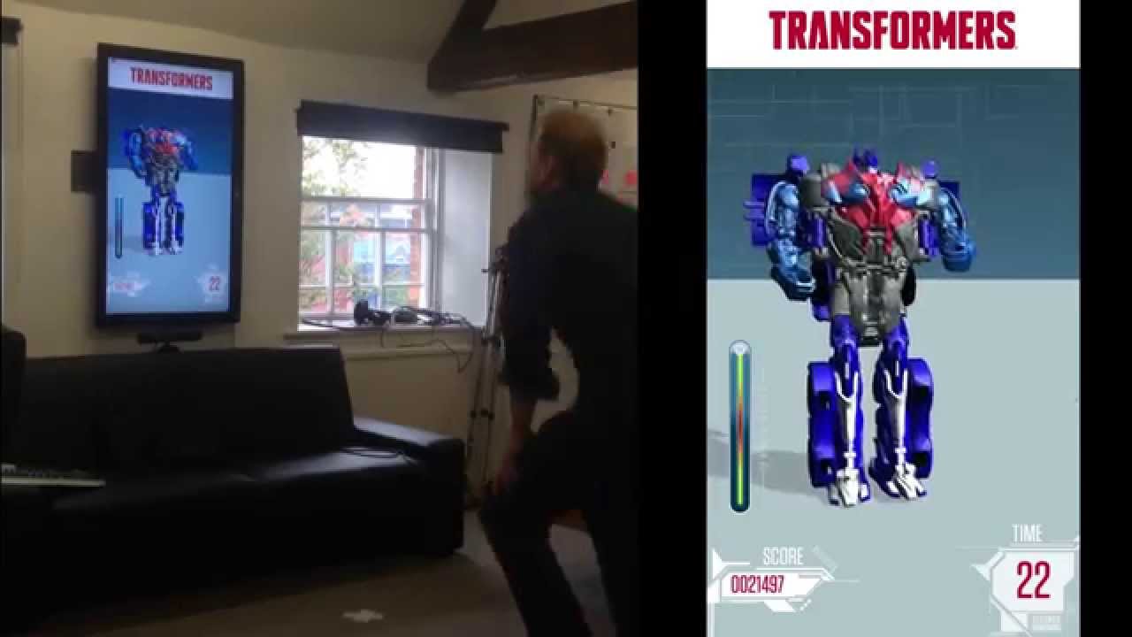 Transformers Kinect Demo - YouTube
