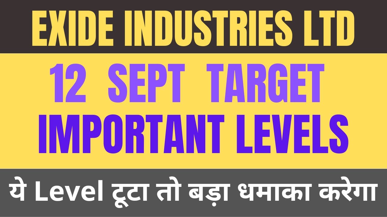 Exide industries stock | Exide industries share latest news | Exide ...