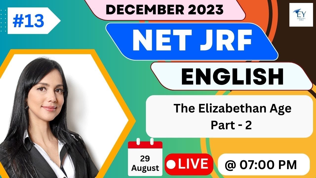 NET JRF English Literature COMPLETE COURSE - UGC NET JRF December 2023 ...