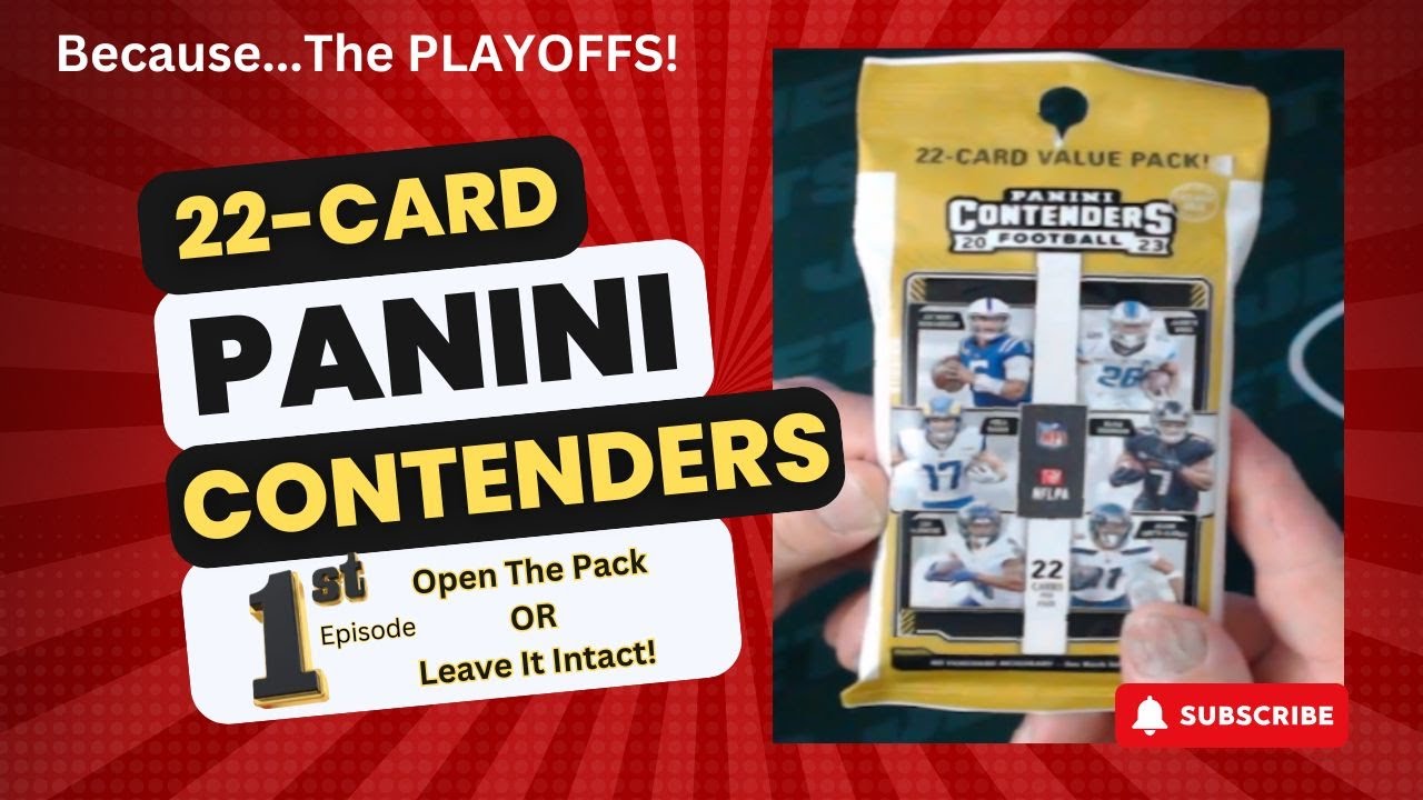 Open the Pack Or Leave It Intact! NFL Playoff Edition! - YouTube
