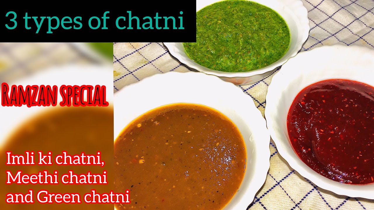 3 types of chatni | Dahi baray ki chatniyan | Ramzan series | What to ...