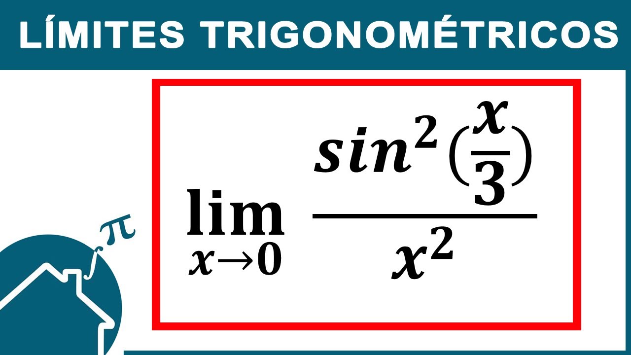 ️ LIMITE TRIGONOMETRICO ( Límite seno^2 /x^2) - YouTube