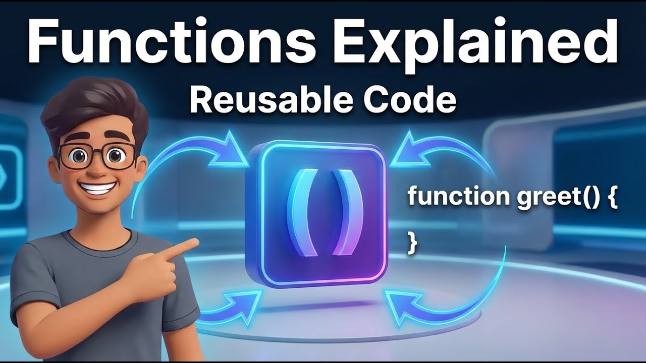 Episode 9. Functions Explained for Beginners | Learn Programming Fast - YouTube